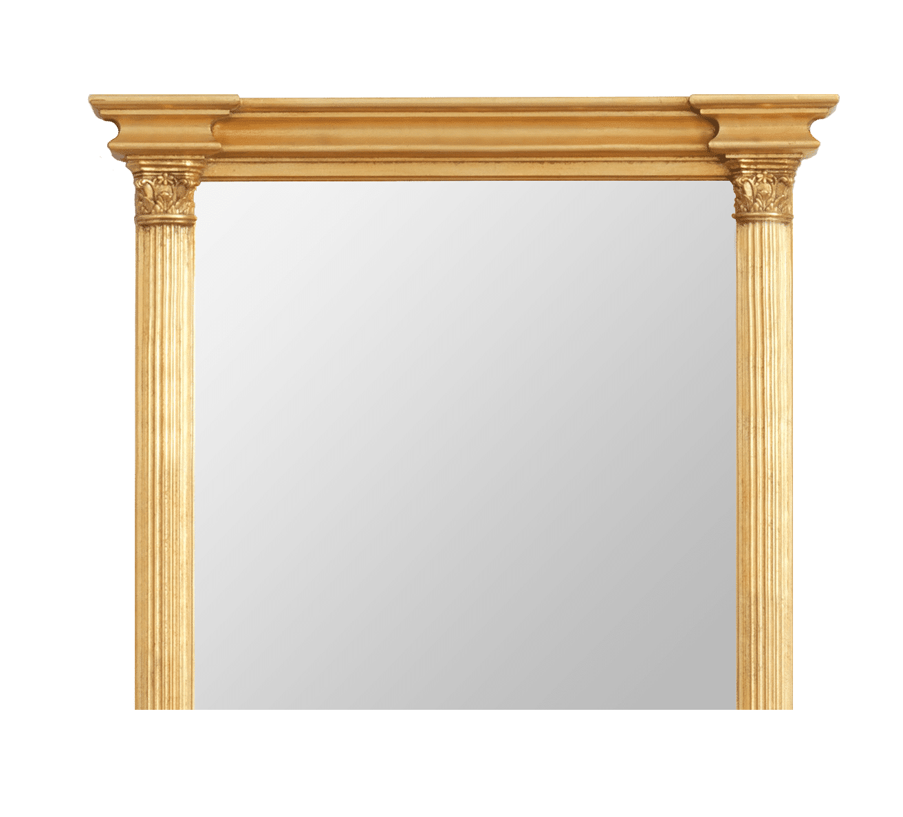 Regency Fluted Column Mirror | Overmantels London