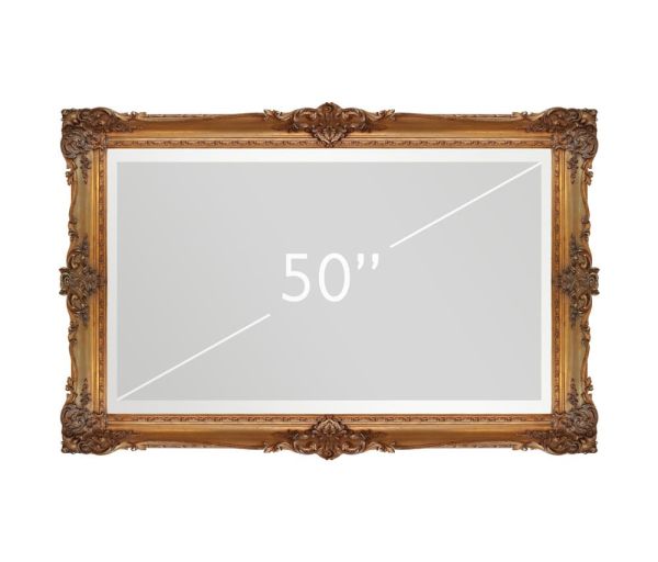 Louis XV Swept Mirror - Overmantels